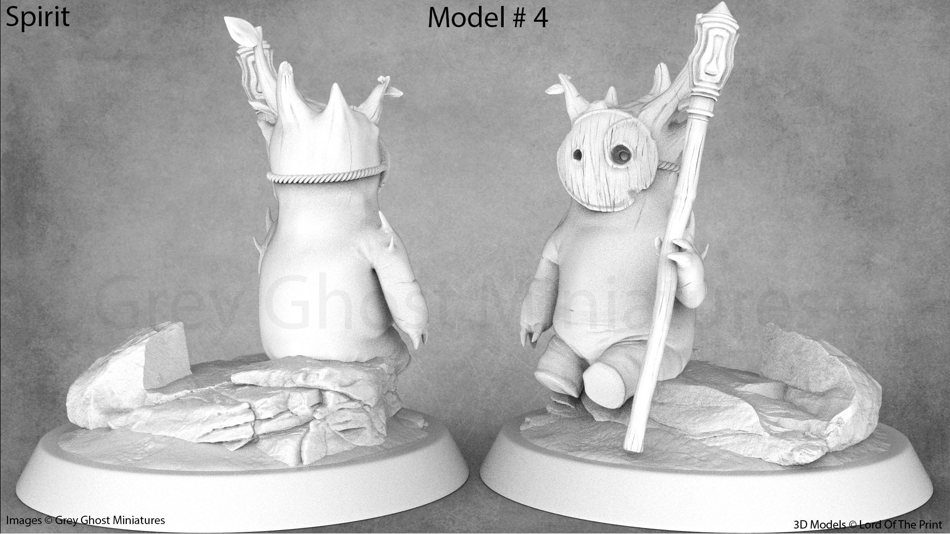 Forest Spirits Miniatures | Lord of the Print - Etsy