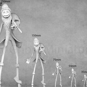 Jake Skeleton | A Nightmare Movie Inspired Miniatures | Aliance - Etsy