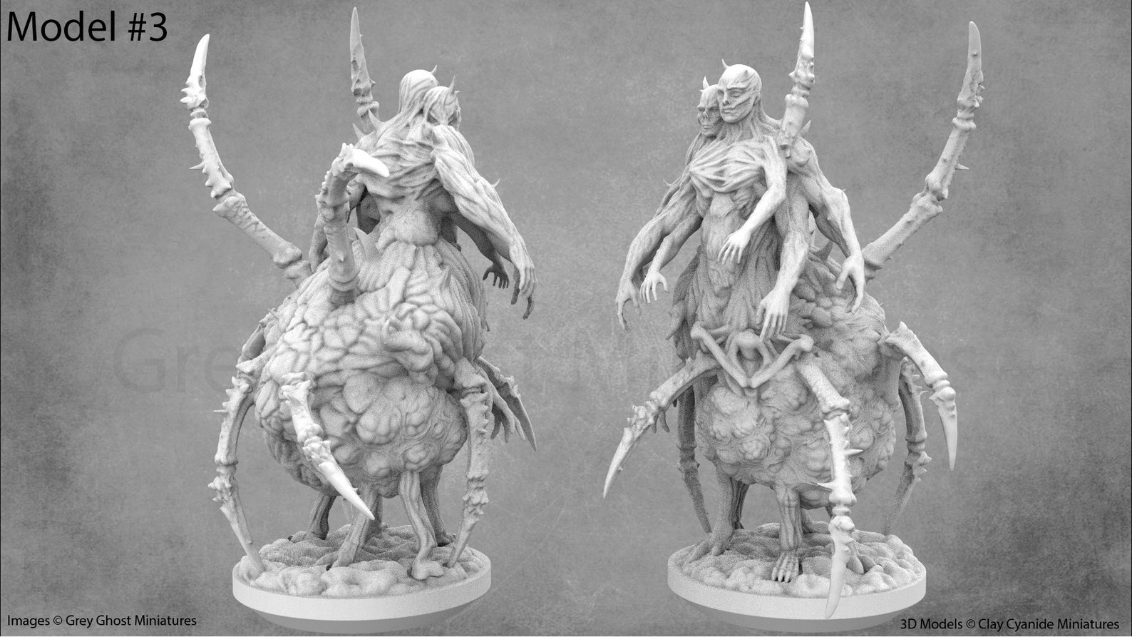 Plague Crawlers Demon Miniatures Clay Cyanide - Etsy UK