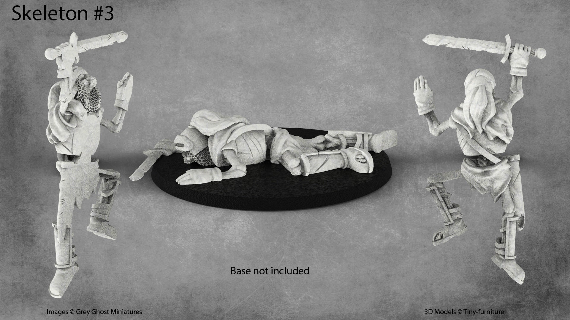 Skeleton Miniatures Destroyed Skeletons Base Decorations - Etsy