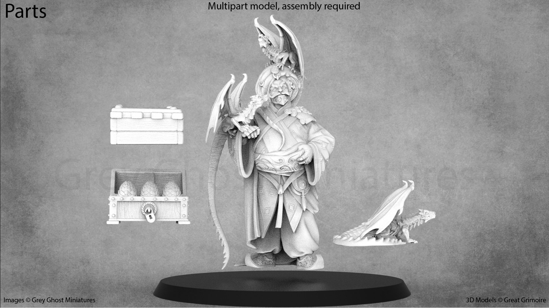 Dragon Merchant Miniature Great Grimoire - Etsy