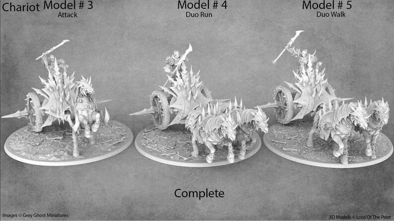 Scorpio & Chariot | Fantasy Knight Wagons | Lord of the Print - Etsy