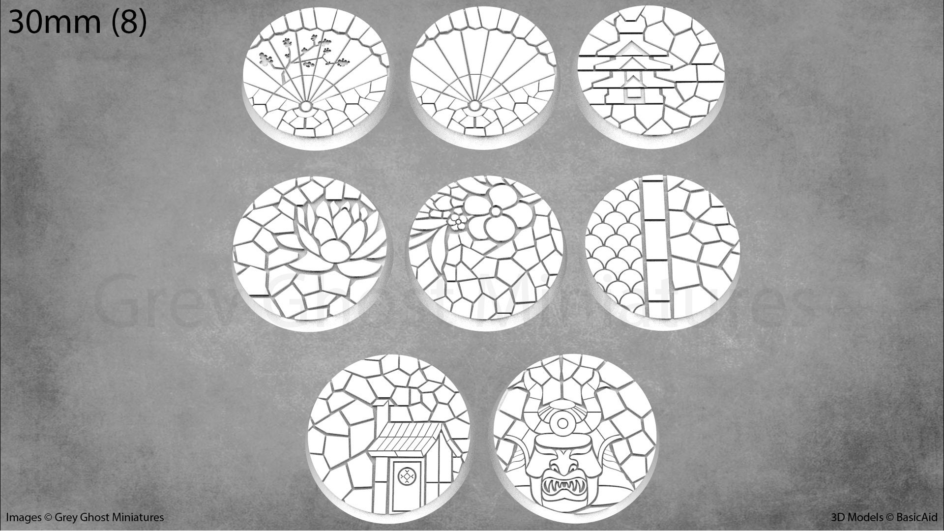 Asian Temple Miniature Bases Asian-inspired Bases Temple - Etsy