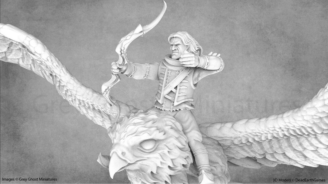 Fantasy Fighter Miniatures Dead Earth Games - Etsy