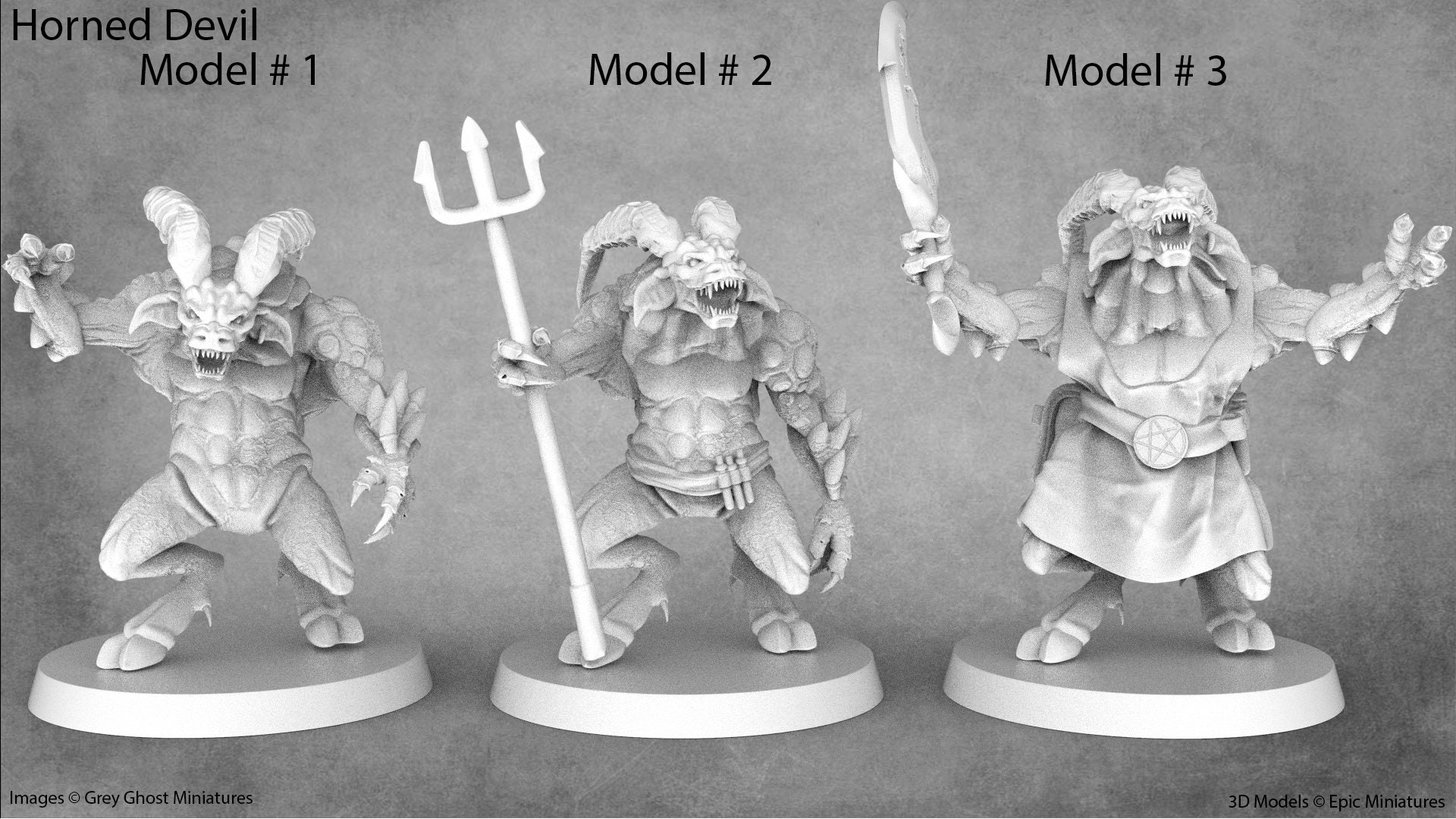 Fantasy Demons Miniatures Epic Miniatures - Etsy