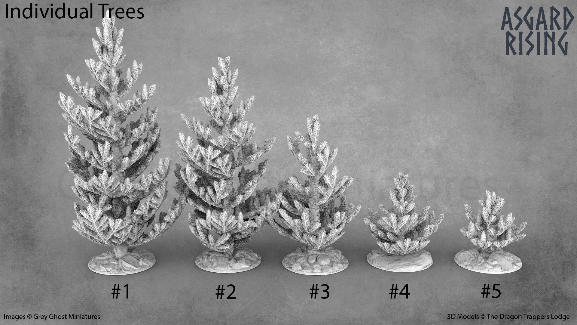 Amazing Tree Miniatures Tree Terrain Tree Scatter Terrain - Etsy