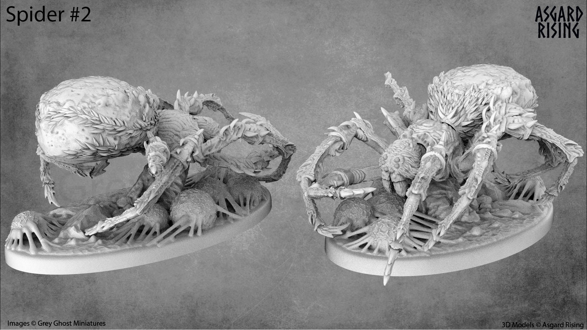 Creepy Crawly Spider Miniatures Modular Spider Miniatures - Etsy