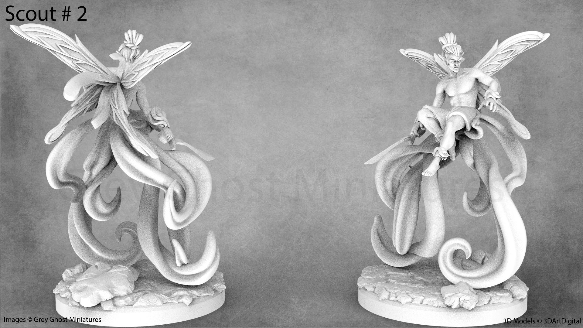 Faerie Scouts & Warriors Fairy Miniatures Seelie Court - Etsy