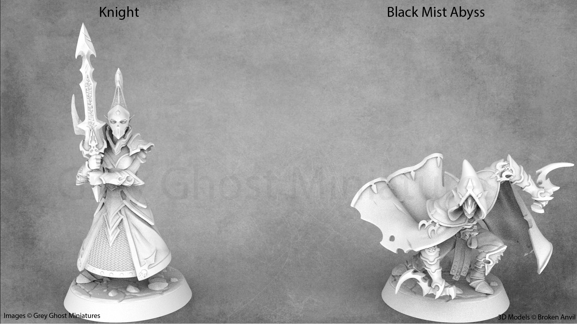 Dark Elf Miniature Collection Fiends of the Undercity - Etsy