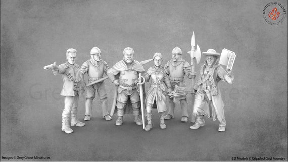 Town Military Figures Interrogator Enforcer Captain | Etsy