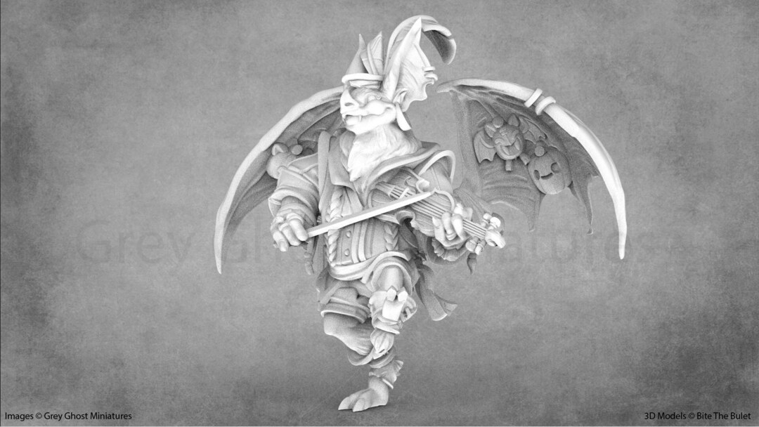 Fantasy Batfolk Miniatures Bite the Bullet - Etsy