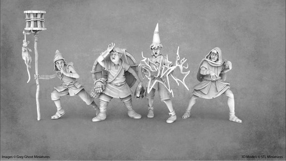 The Apprentices Unique Fantasy Miniatures Apprentice - Etsy