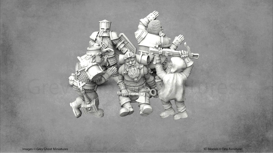 Dead Dwarf Miniatures Dead Dwarves Dying Dwarves Dead Dwarf Durin's ...