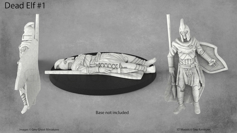 Dead Elf Miniatures Dead Elves Dying Elves Dead Elf | Etsy