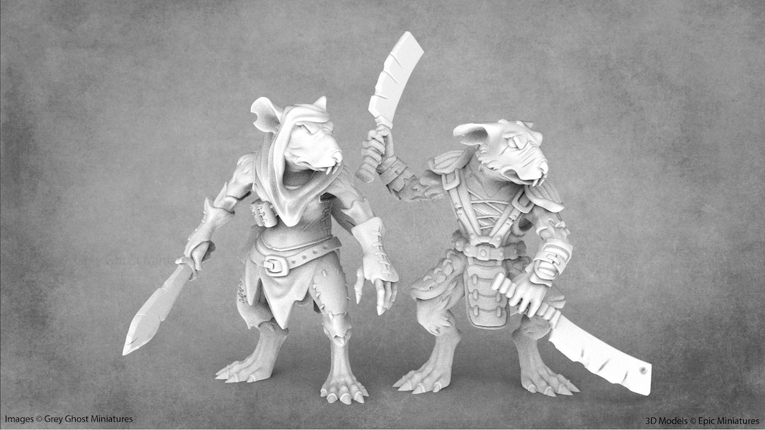 Ratfolk Miniatures From Epic Miniatures - Etsy