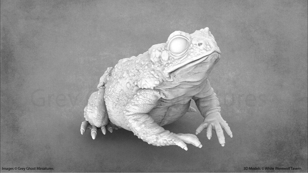 Mother of Froggles | Giant Frog Miniature | White Werewolf Tavern - Etsy