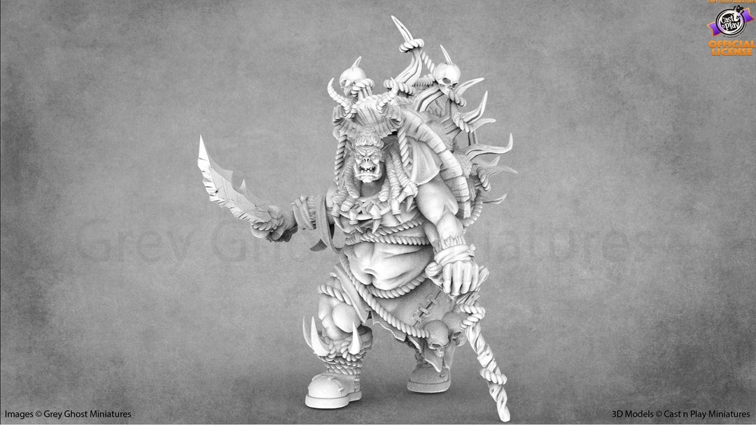 Fantasy Orc Miniatures Shaman Warrior Warlock Sorcerer Rogue Cast N ...