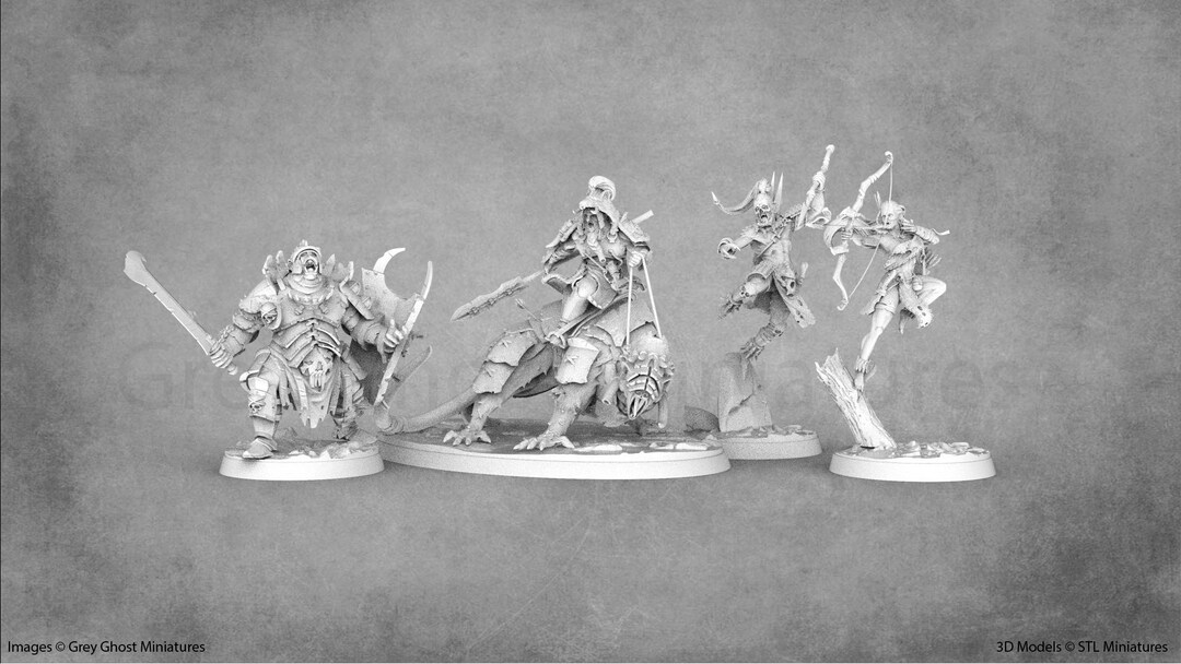 Incredible Set of Orc Miniatures | 28mm Orc | 32mm Orc | STL Miniatures ...