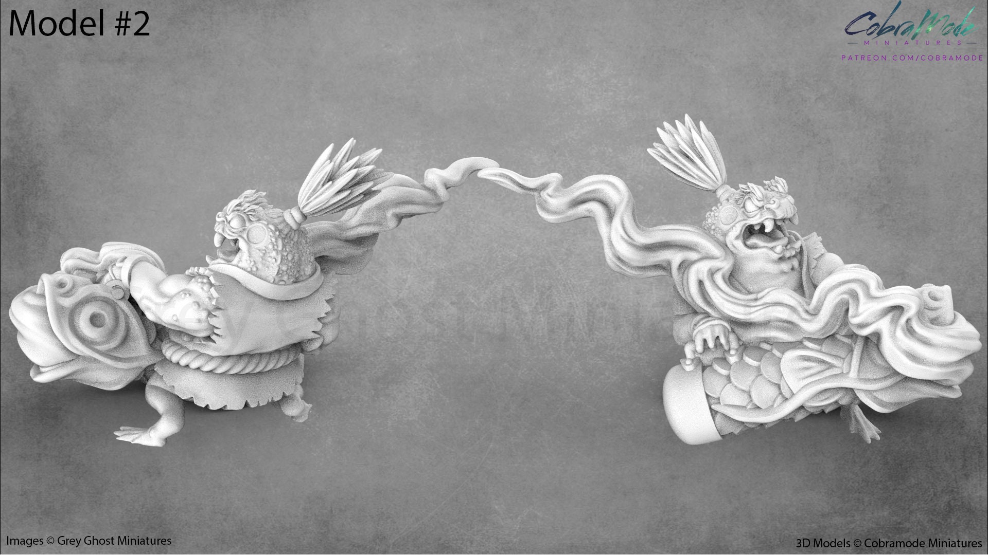 Artillery Hikihiru Hikiga Frog Ogre Toad Miniature Gunner - Etsy