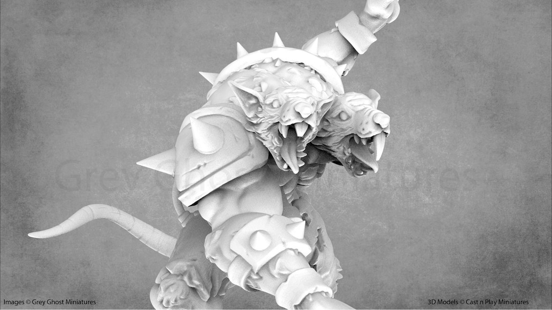 Ratmen Miniatures | Rat Ogres | Sewers of Thamarya | Cast N Play ...