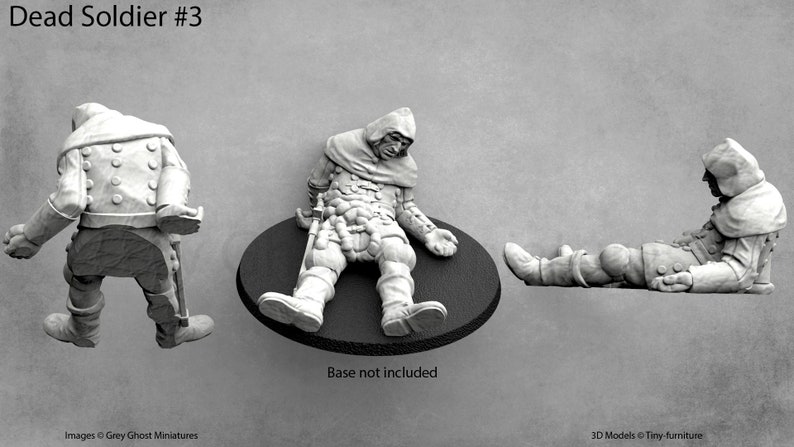 Dead Miniatures | Dead Soldiers | Corpse Miniatures | Battlefield ...