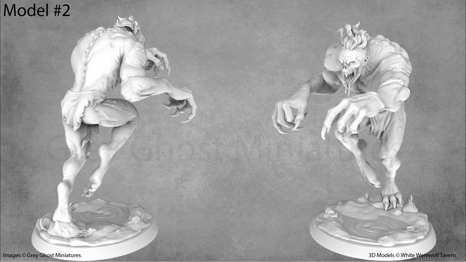 Vicious Ghoul Miniatures 28mm Ghouls 32mm Ghouls White - Etsy Australia