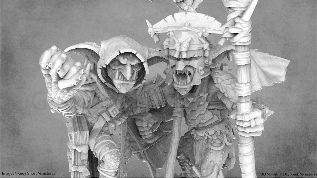 Awesome Goblin Miniatures | Highly Detailed Set of 5 Goblin Miniatures ...