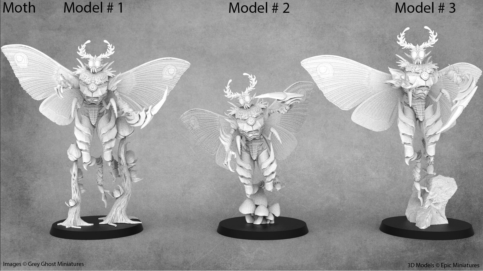 Infested Woodlands Miniatures Hag Druid Moth Man Wasp - Etsy