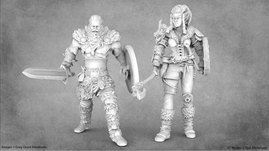 Fantasy Norse Miniatures | Epic Miniatures - Etsy