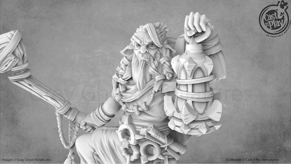 Herren the Explorer Miniature Cave Miniature Dungeon | Etsy