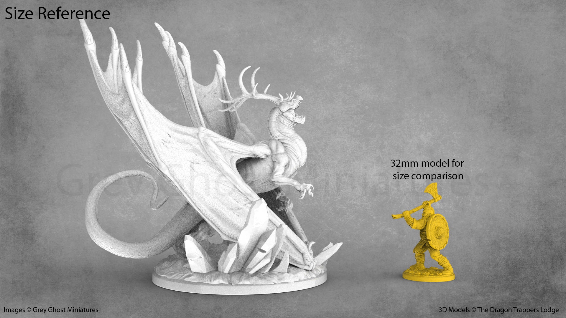 Ice Dragon Miniature Dragon Miniature Dragon Model Ice | Etsy