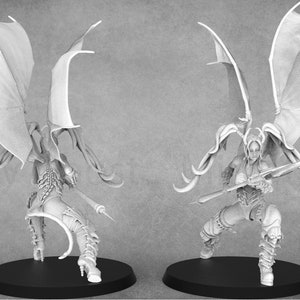 Sexy Female Angels & Demons Miniatures | the Miniature Underground - Etsy