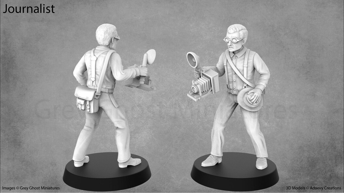 Innsmouth Investigators 1920s Miniatures Artist Gangster - Etsy