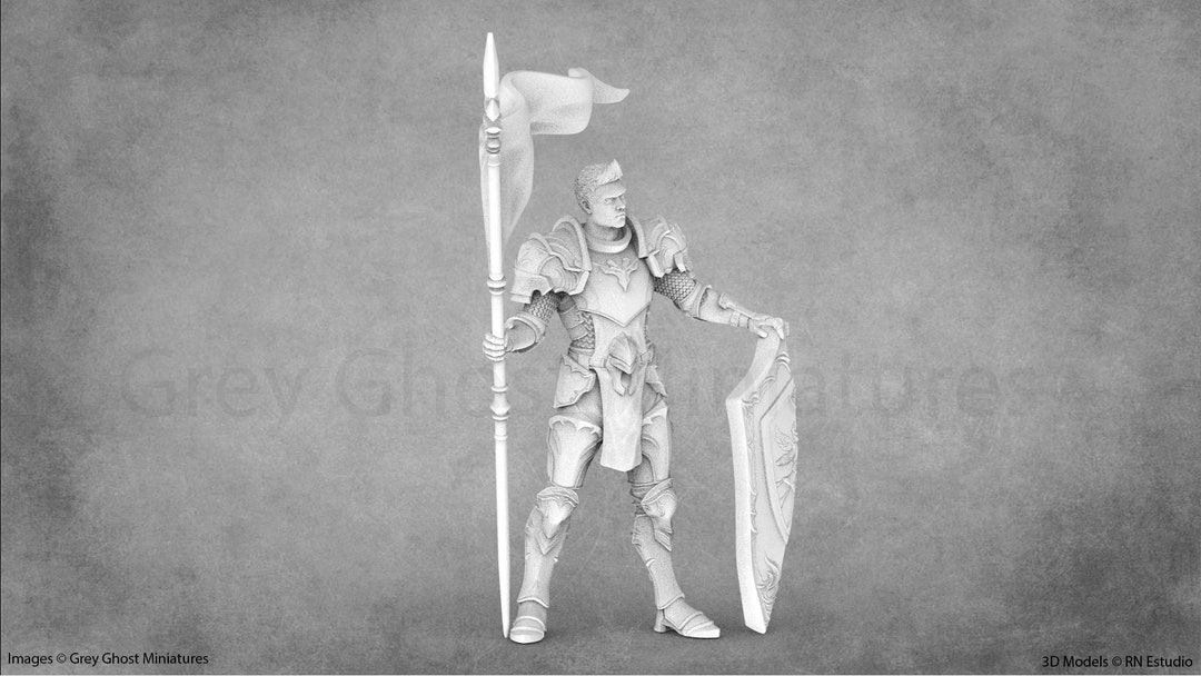 Fantasy Knight Miniatures | RN Estudio - Etsy