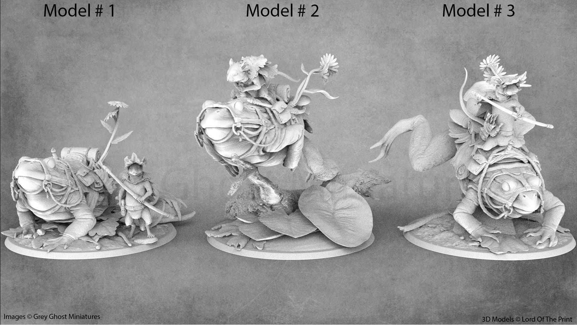 Frog Rider Miniatures Mousefolk Miniatures Lord of the - Etsy