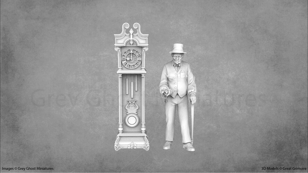 The Undying Clockmaster & the Demon Clock | Horror Miniatures | Great ...