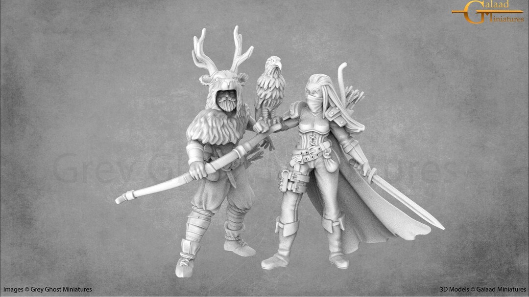 Awesome Set of Human Scout Miniatures | 28mm Miniatures | 35mm ...