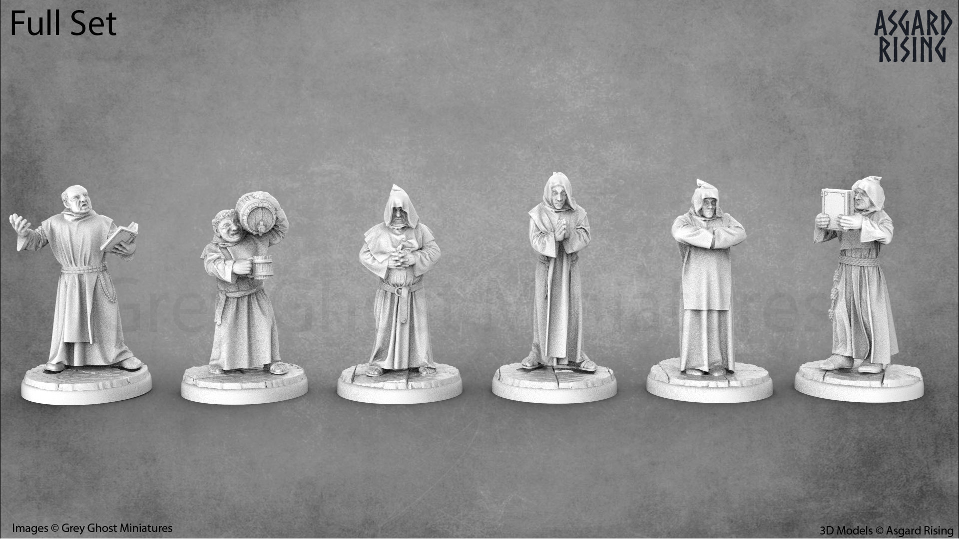 Collection of Monk Miniatures 28mm Monks 32mm Monks 54mm - Etsy