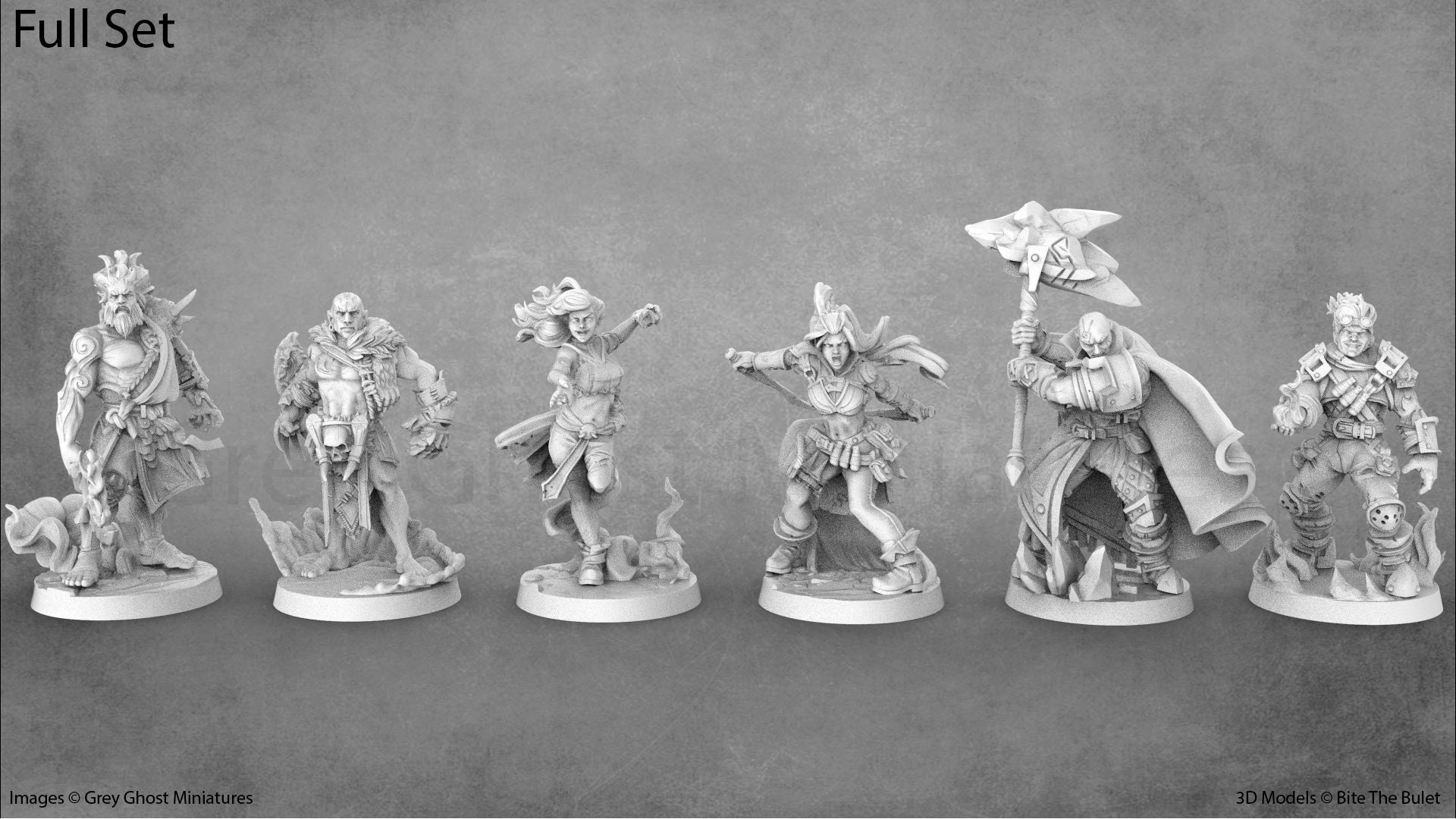 Incredible Set of Genasi Miniatures Genasi Ranger Genasi - Etsy