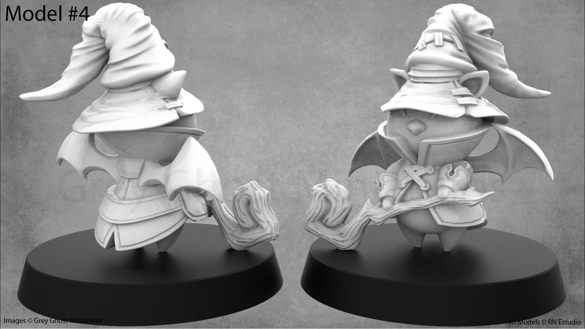 Fun Set of Moogle Miniatures Final Fantasy Miniatures RN - Etsy