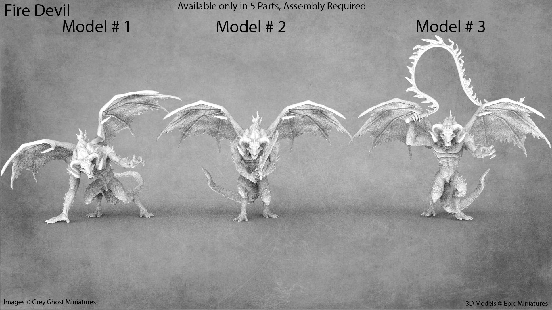 Fantasy Demons Miniatures Epic Miniatures - Etsy