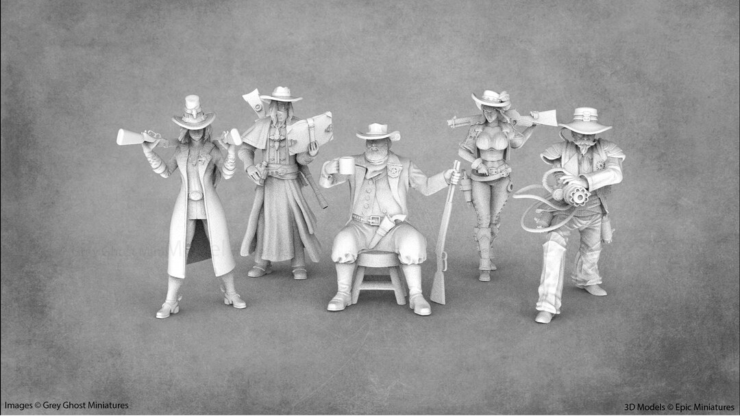 Wild West Miniatures | Epic Miniatures - Etsy
