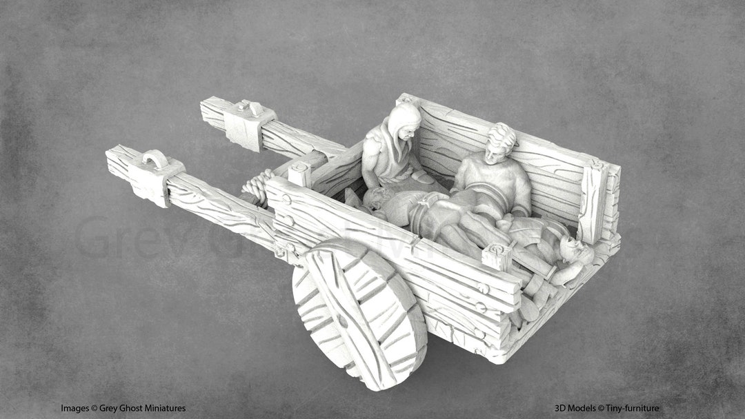 Bring Out Your Dead! | Cart of the Dead Miniature | Death Cart | Death ...