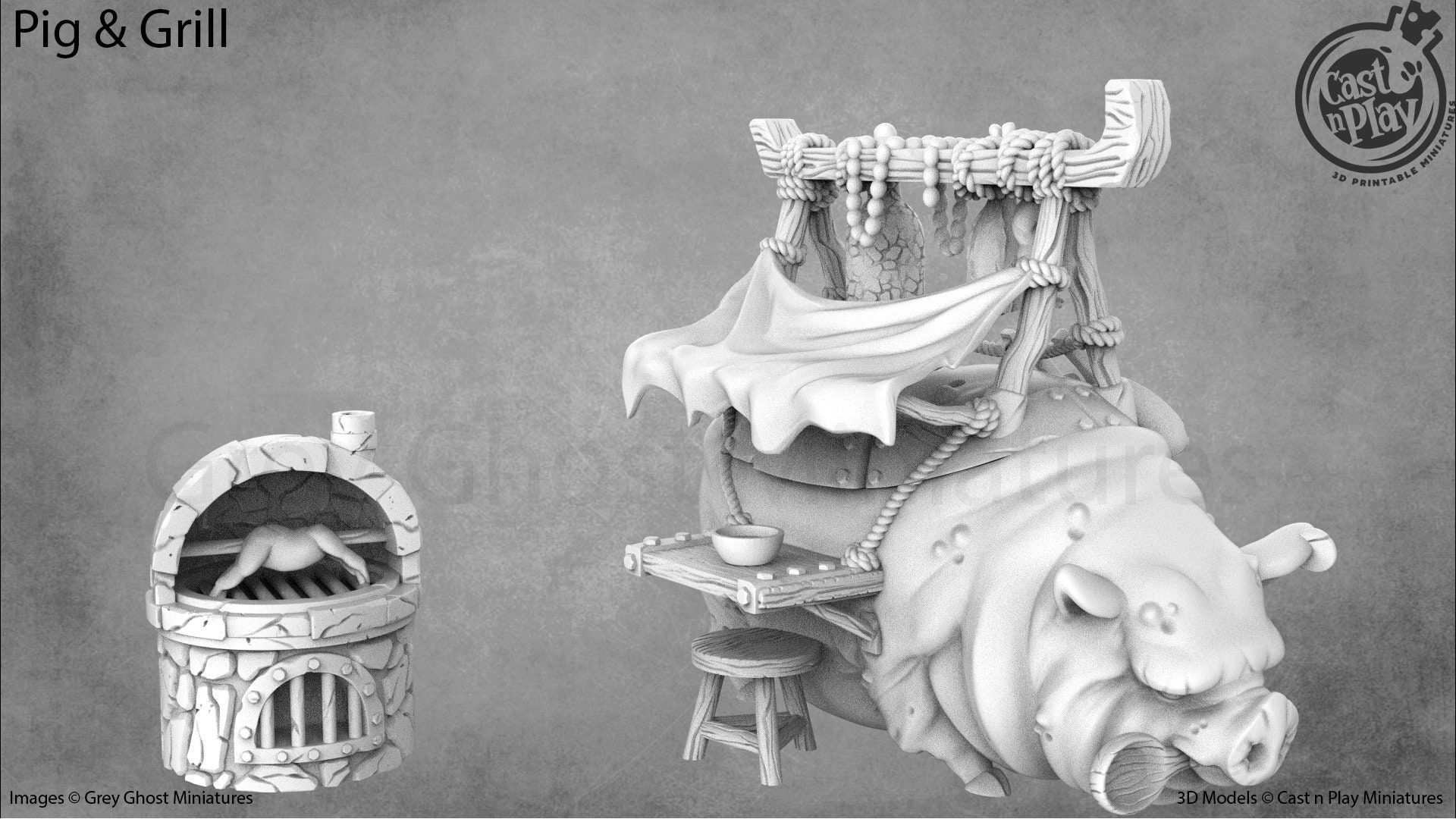 Undur the Half-orc Food Merchant | Town Terrain | Cast N Play - Etsy