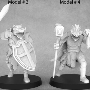 Resin Hogfolk Miniatures: Epic Fantasy Warthog Folk - Etsy