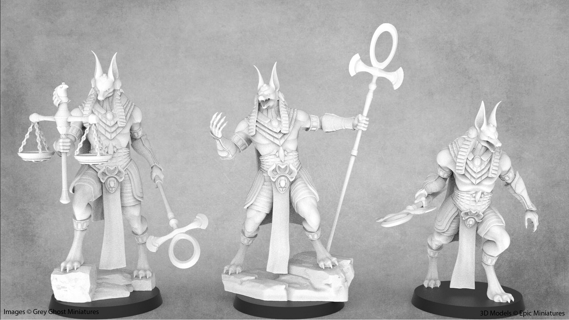 Anubis Miniature Egyptian-themed Miniature Epic Miniatures - Etsy