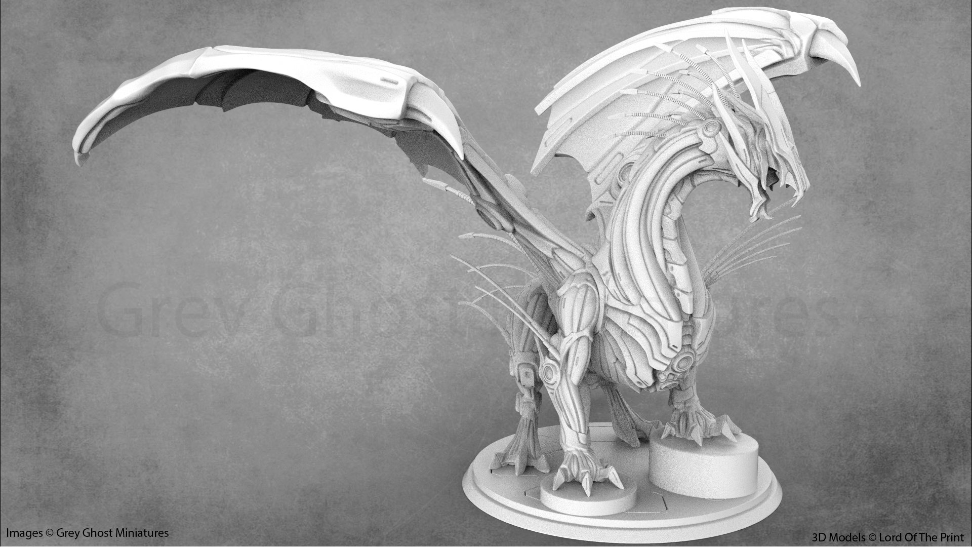 Amazing Dragon Construct Model Dragon Miniature Lord of | Etsy