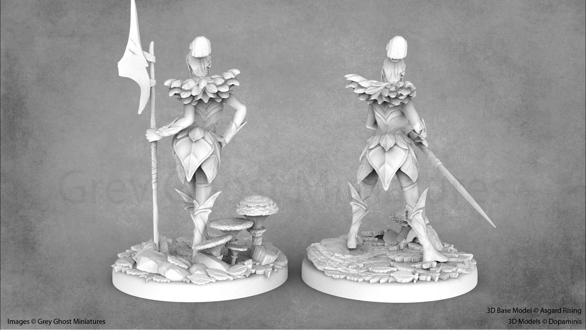 Forest Nymph Miniatures Woodland Nymph Miniatures Wood Elf | Etsy