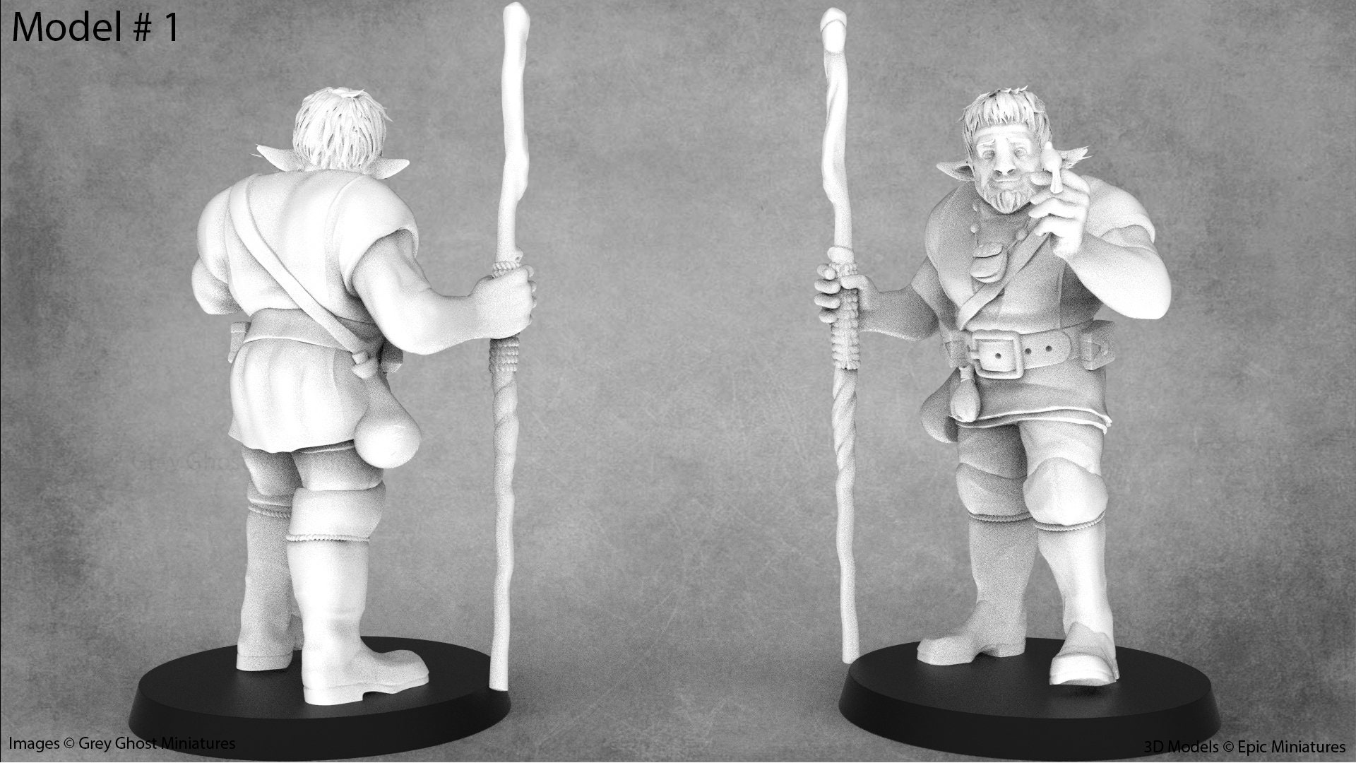 Firbolg Druid Miniature | Epic Miniatures - Etsy