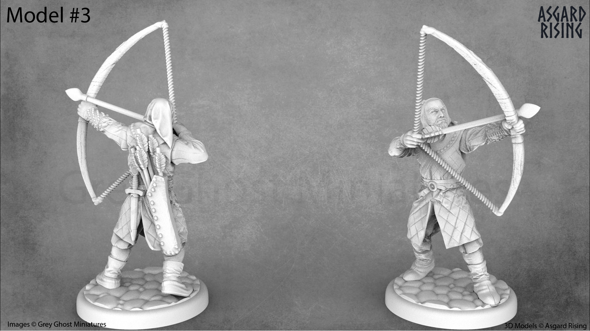 Modular Medieval Archer Miniatures Longbowman Miniatures - Etsy